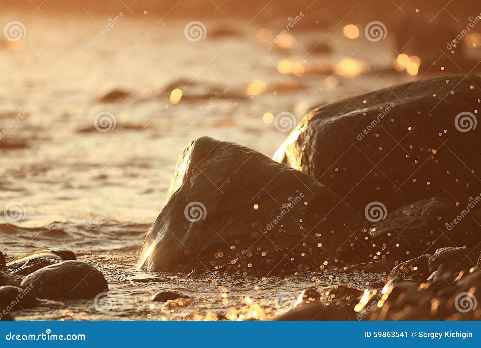 Surf Breaking on Coastal Rocks Stock Image - Image of destinations ...