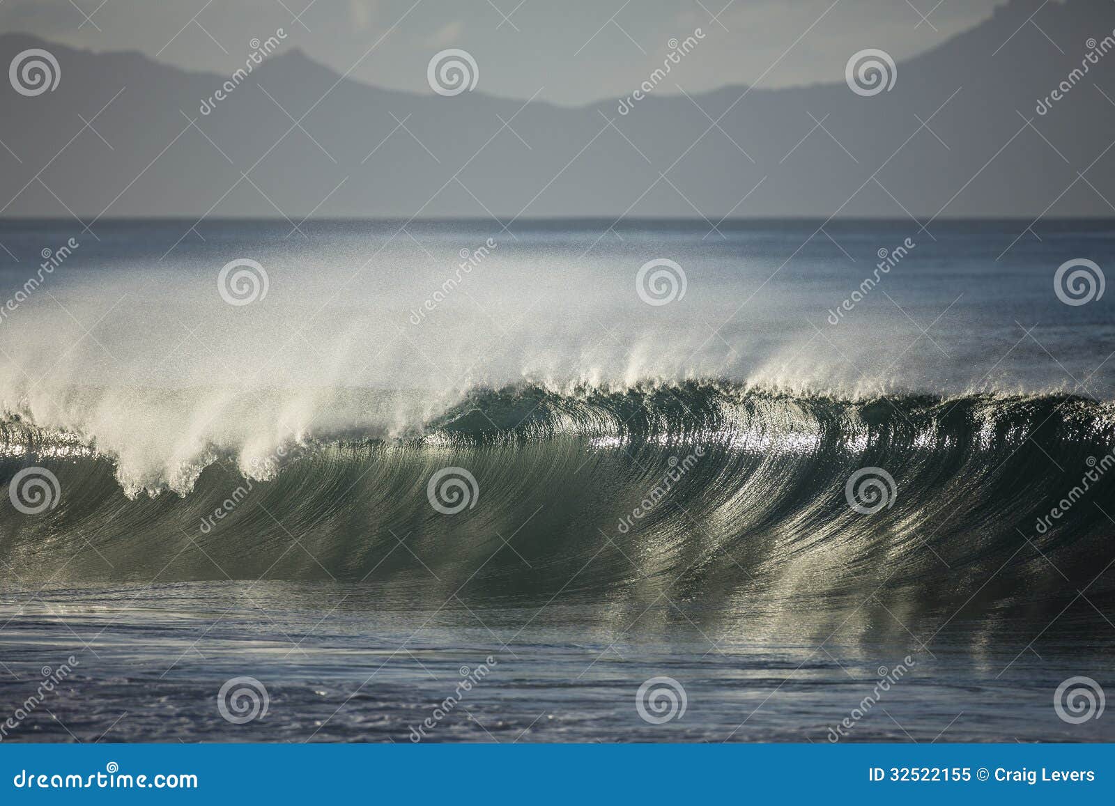 Surf Breaking stock image. Image of calm, shore, morning - 32522155
