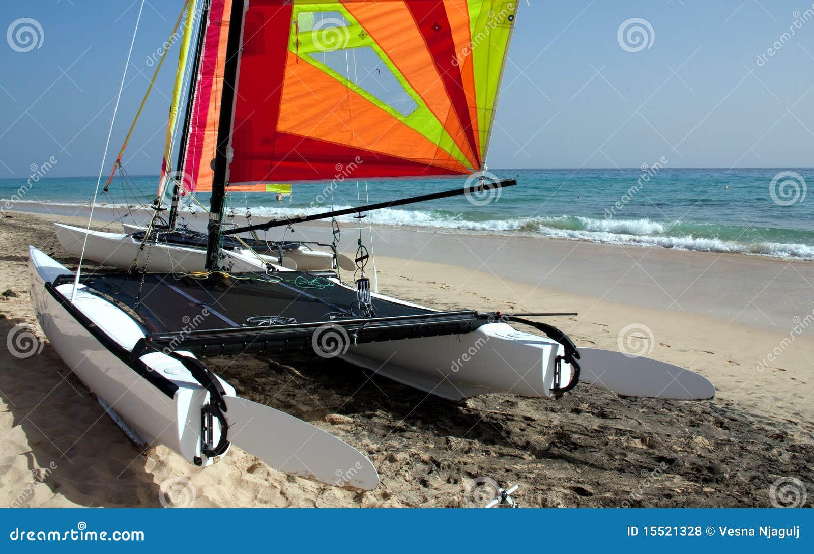 Surf Catamaran stock photo. Image of windsurf, aquatics - 15521328