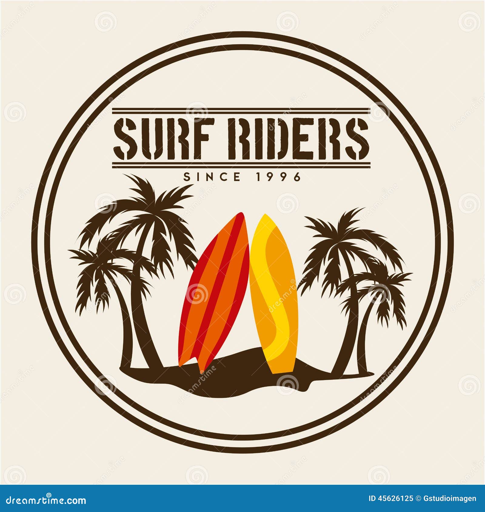 Surf design stock vector. Illustration of label, vector - 45626125