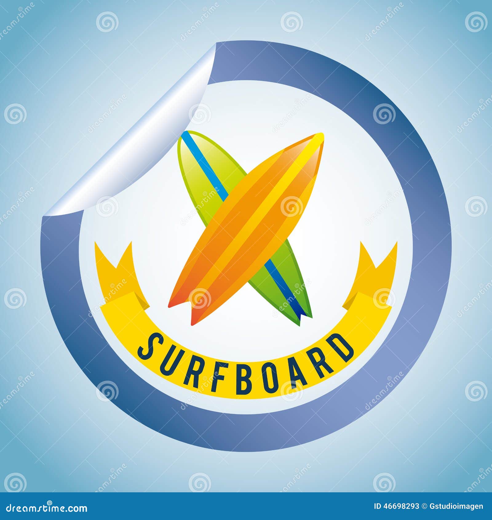 Surf design stock vector. Illustration of style, beach - 46698293