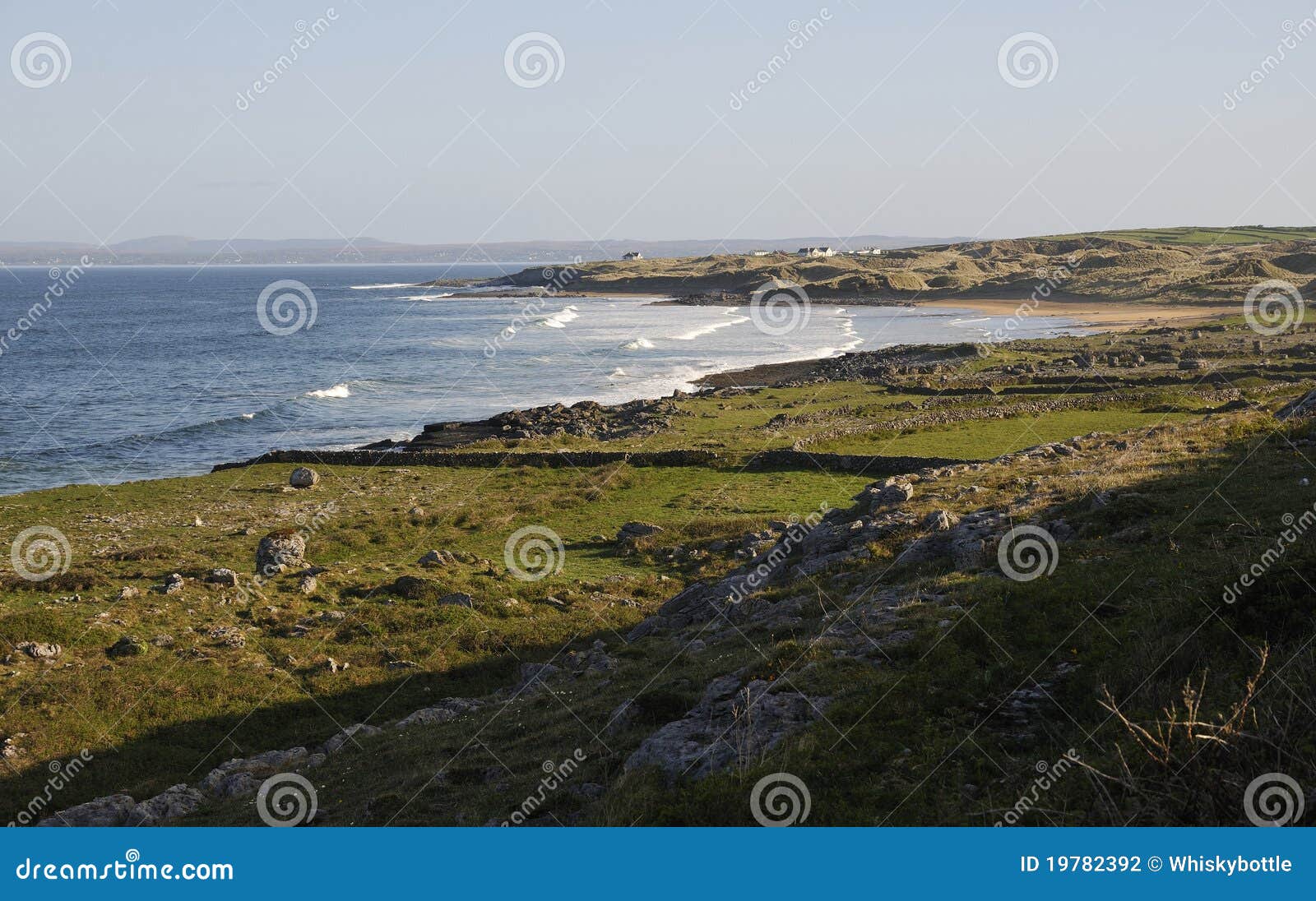 Surf on Fanore beach stock photo. Image of coast, waves - 19782392