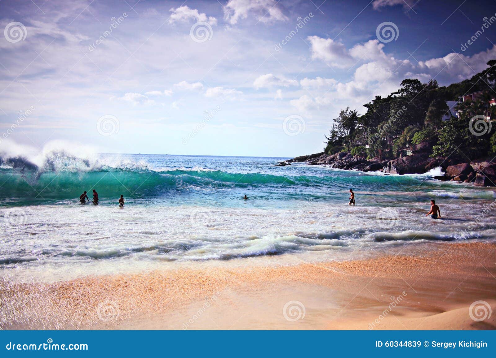 Surf with green wave stock image. Image of green, holiday - 60344839