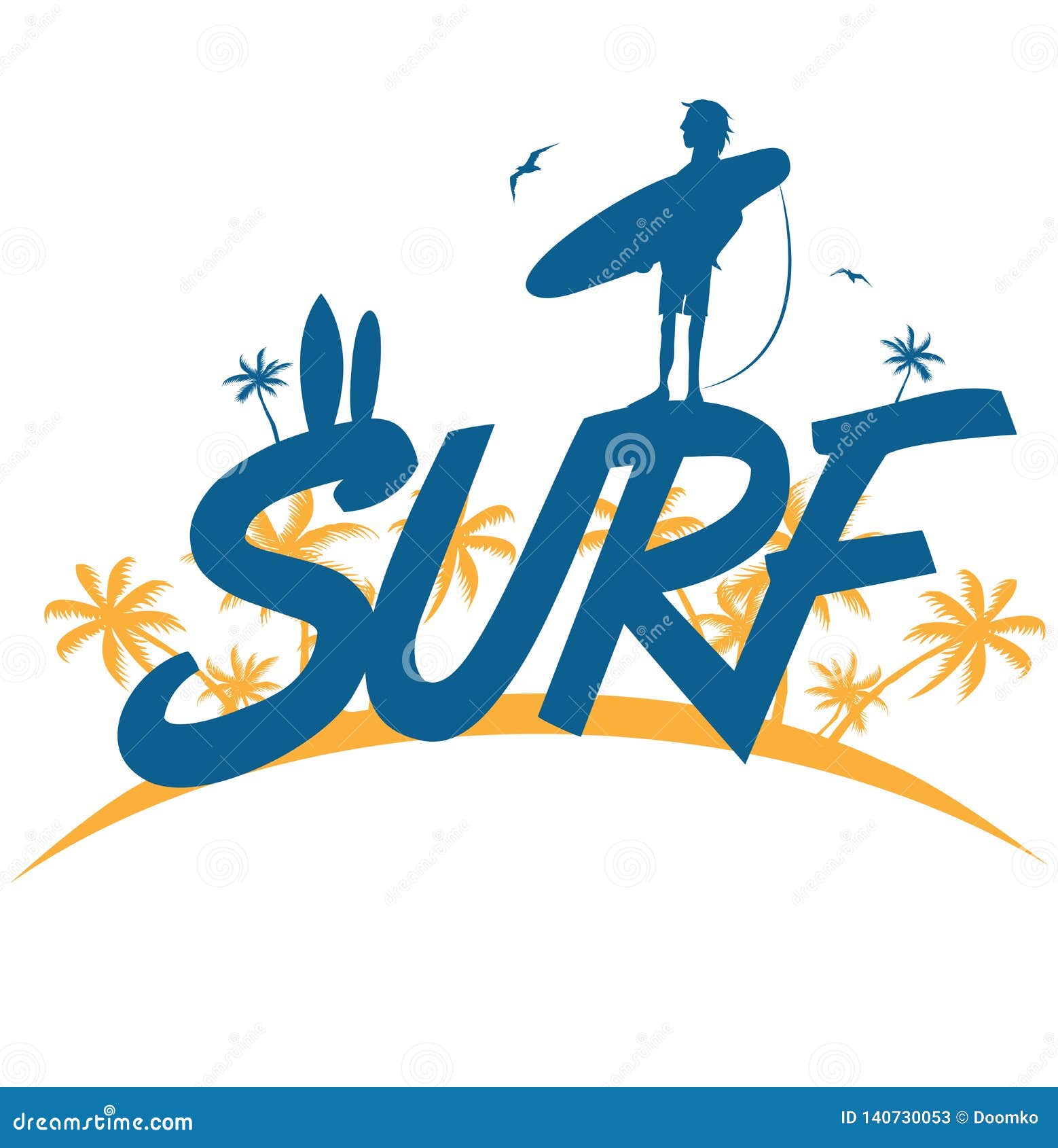 Surf Lettering Logo In Graffiti Style Cartoon Vector | CartoonDealer ...