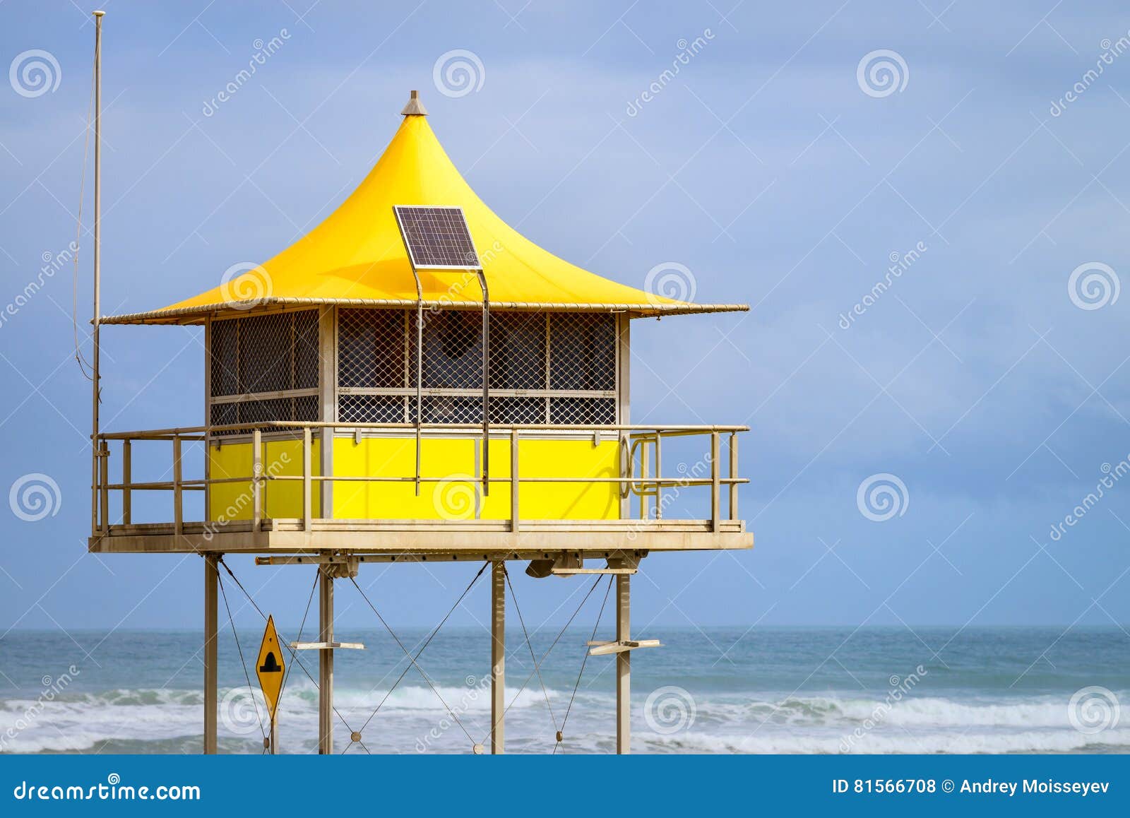 Surf life saving tower stock photo. Image of coastal - 81566708