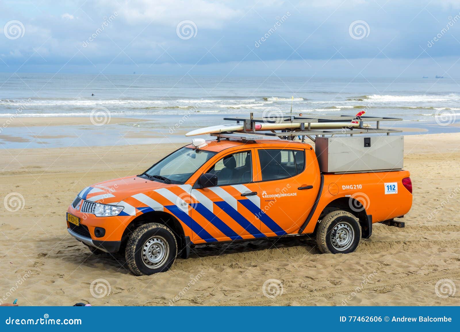 Surf Life Saving Vehicle on the Beach Editorial Photo - Image of orange ...