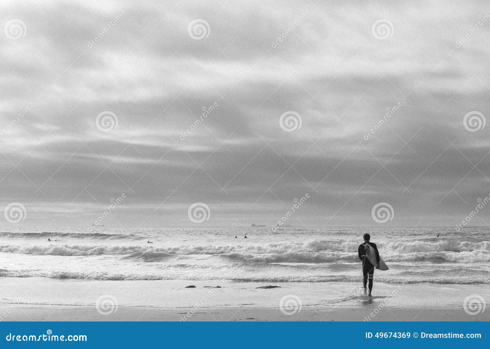Surf in peace stock image. Image of ocean, peace, autumn - 49674369