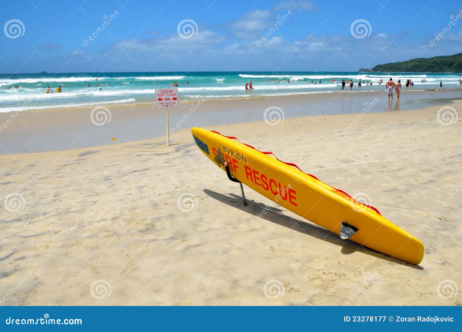 Surf Rescue Board stock image. Image of subtropics, surf - 23278177