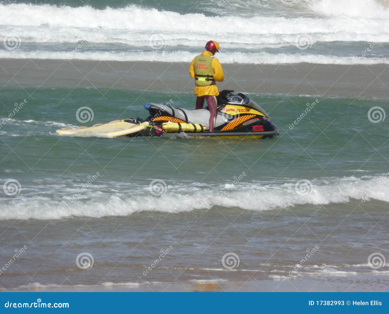 Surf Rescue Craft editorial stock photo. Image of jetski - 17382993