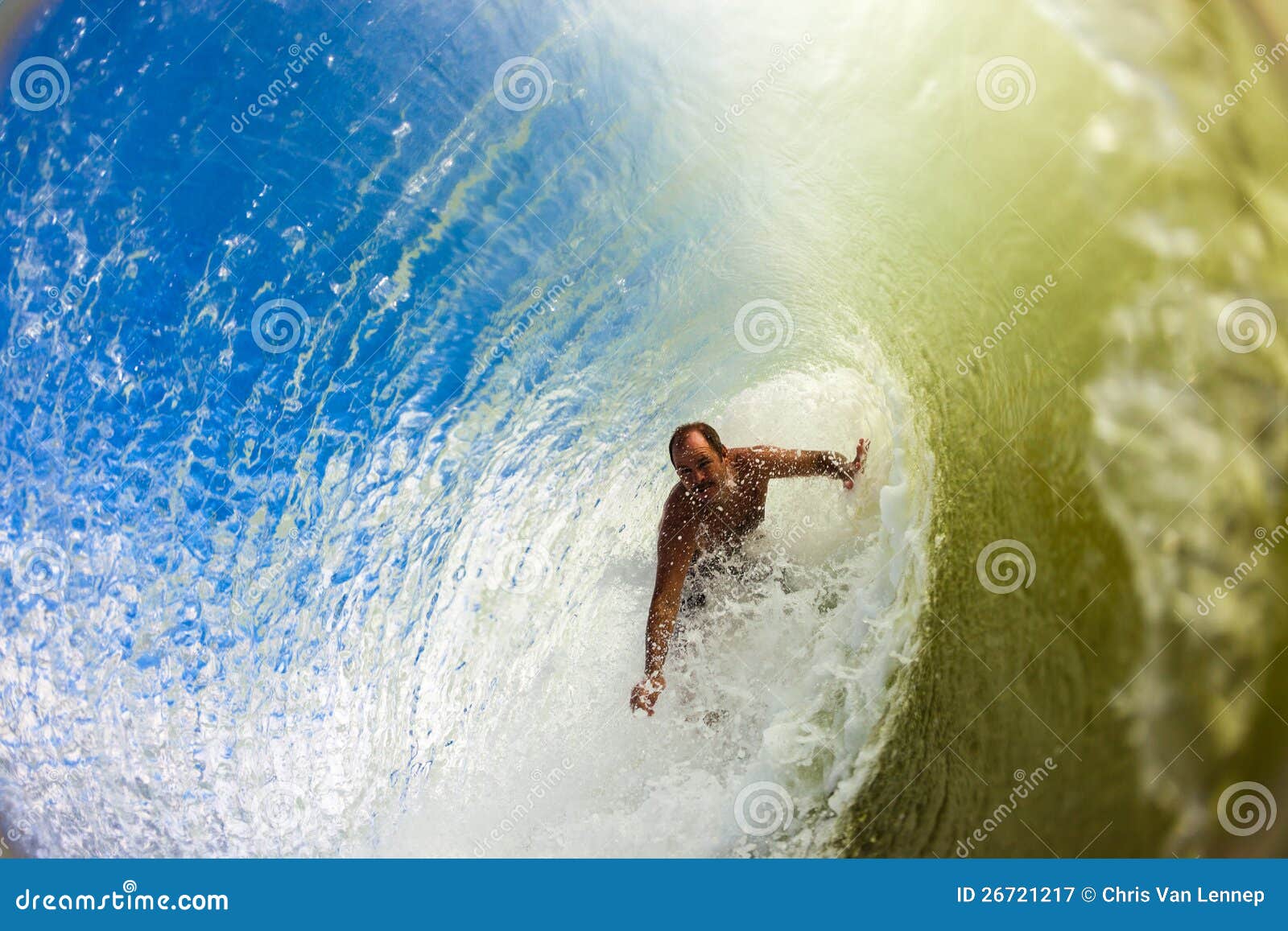 Surf Rider Inside Hollow Wave Editorial Photography - Image of hollow ...