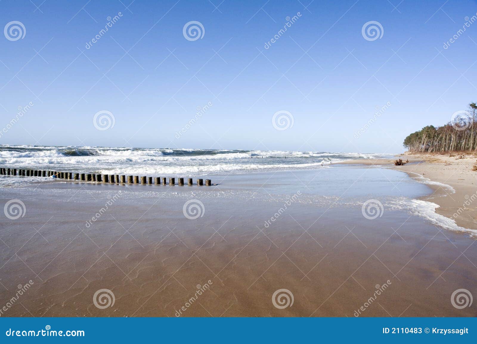 Surf Side View stock image. Image of calm, outdoors, empty - 2110483