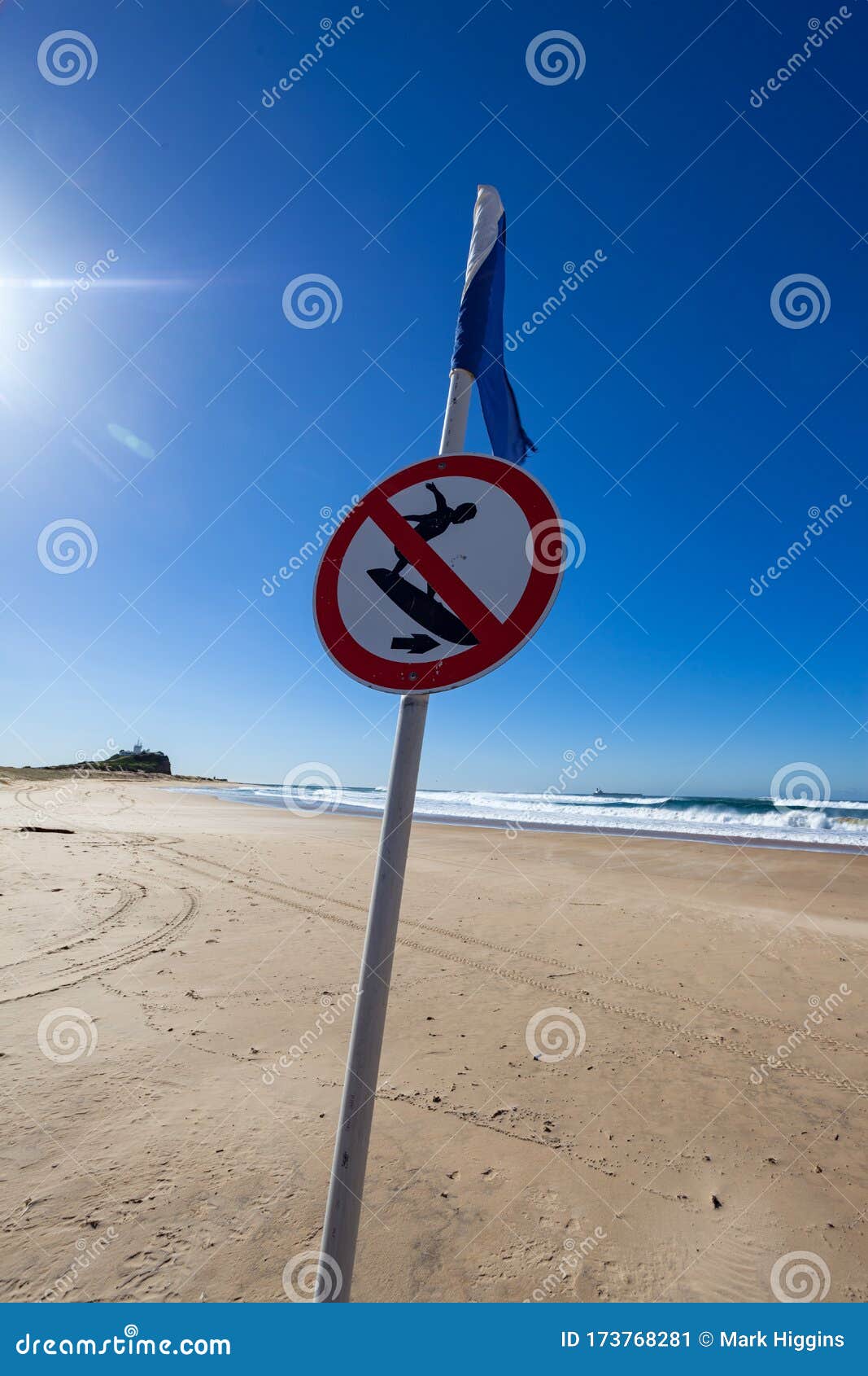 Surf sign stock image. Image of space, blue, australia - 173768281