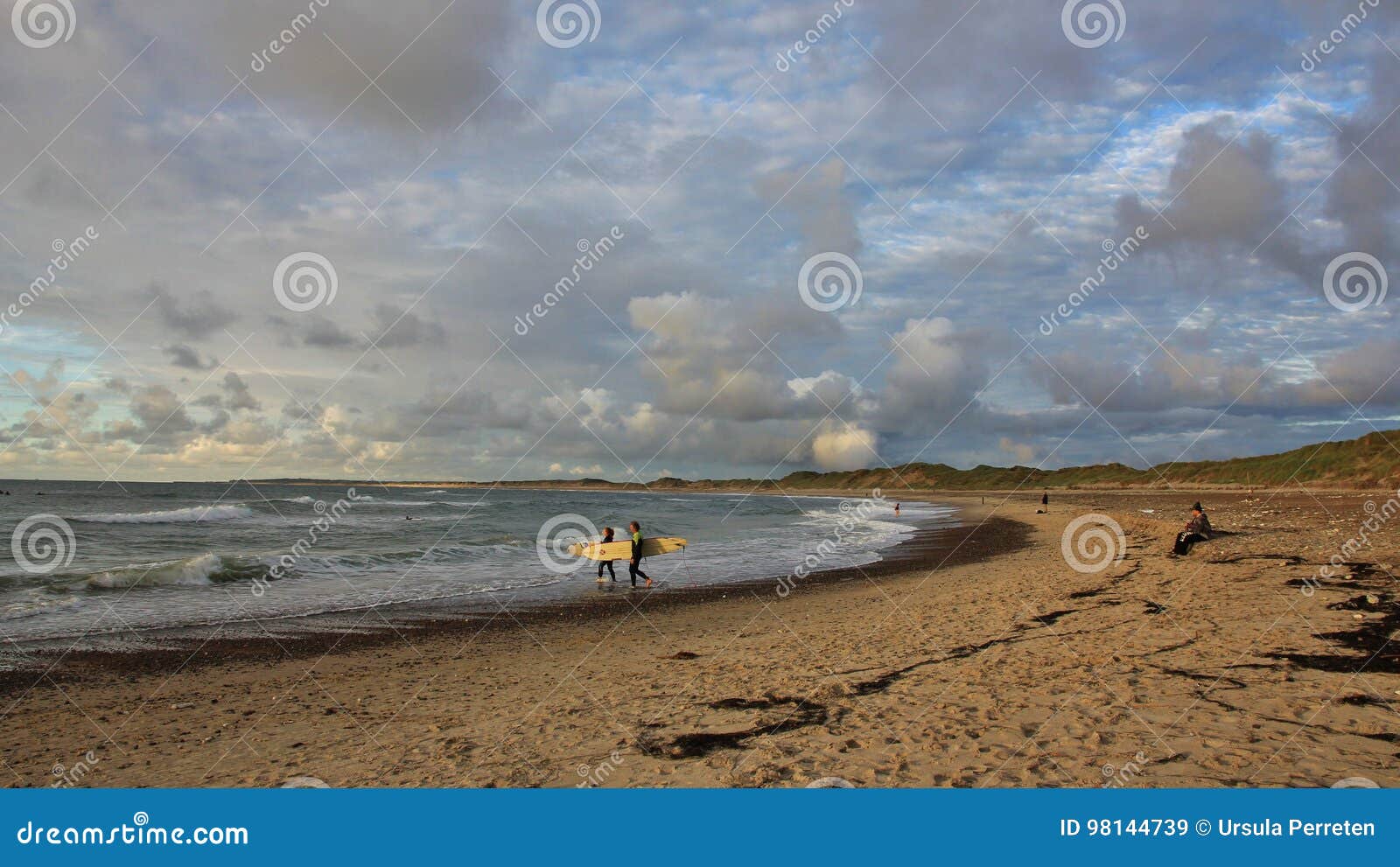 Surf Spot Klitmoller, West Coast of Denmark. Editorial Stock Image ...