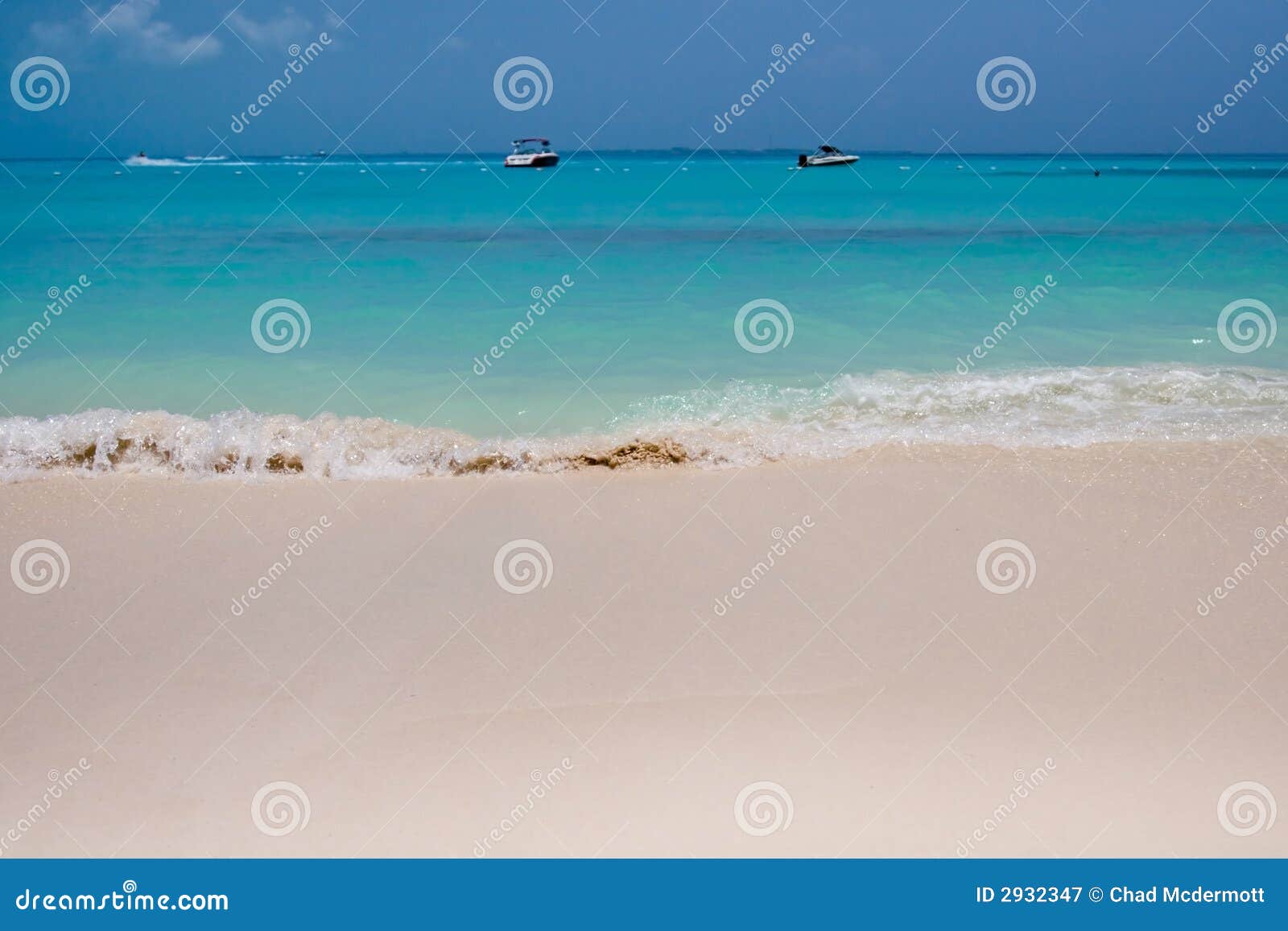 Surf on a Tropical Beach stock image. Image of surf, mexico - 2932347