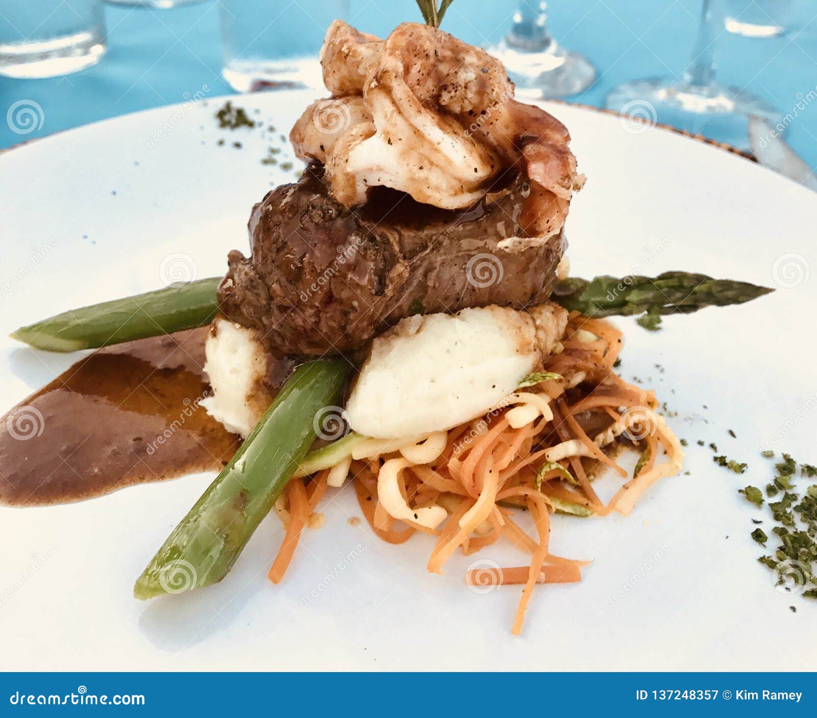 Surf and Turf stock image. Image of turf, steak, surf - 137248357