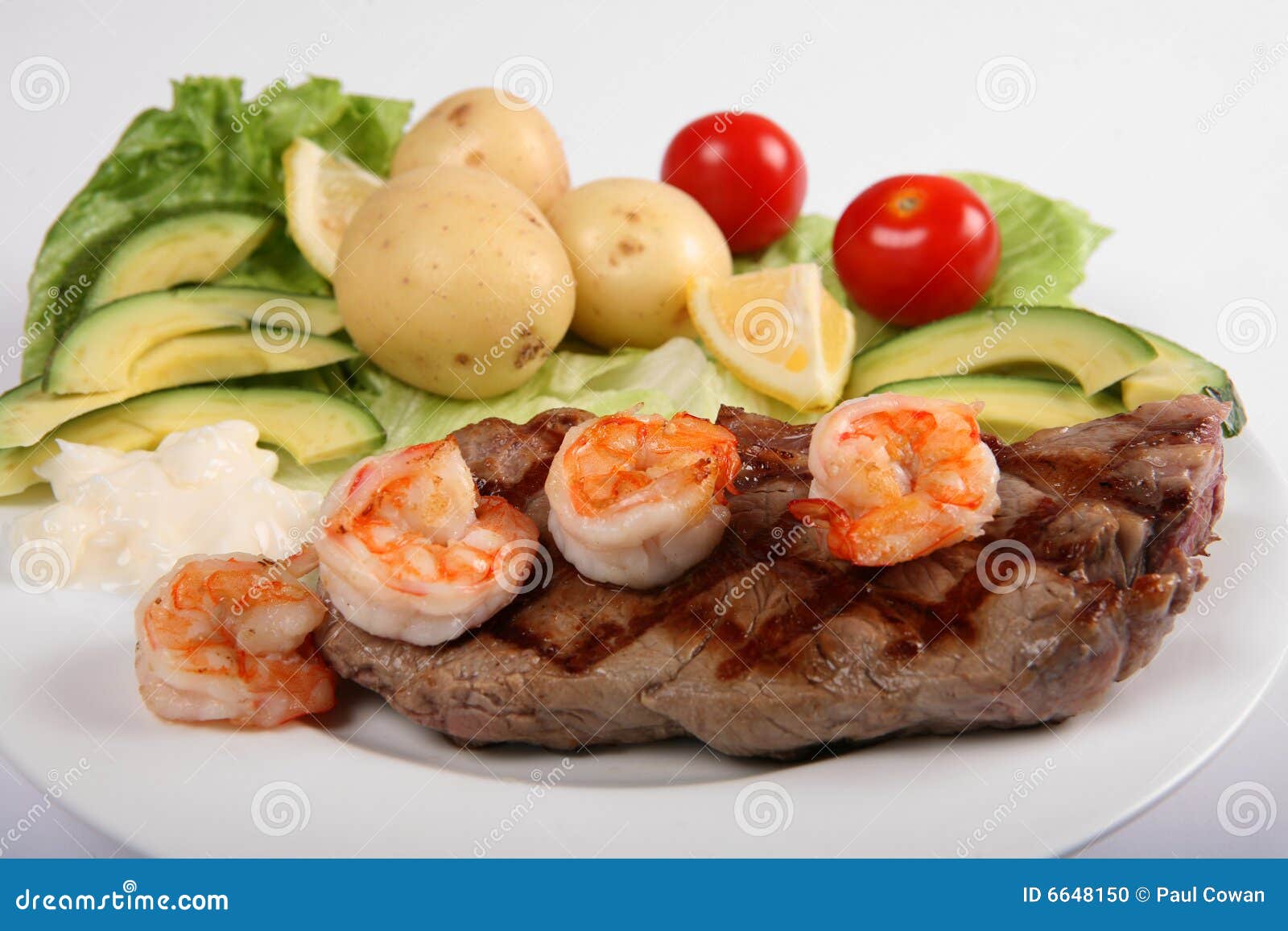Surf and turf side-view stock photo. Image of surf, turf - 6648150
