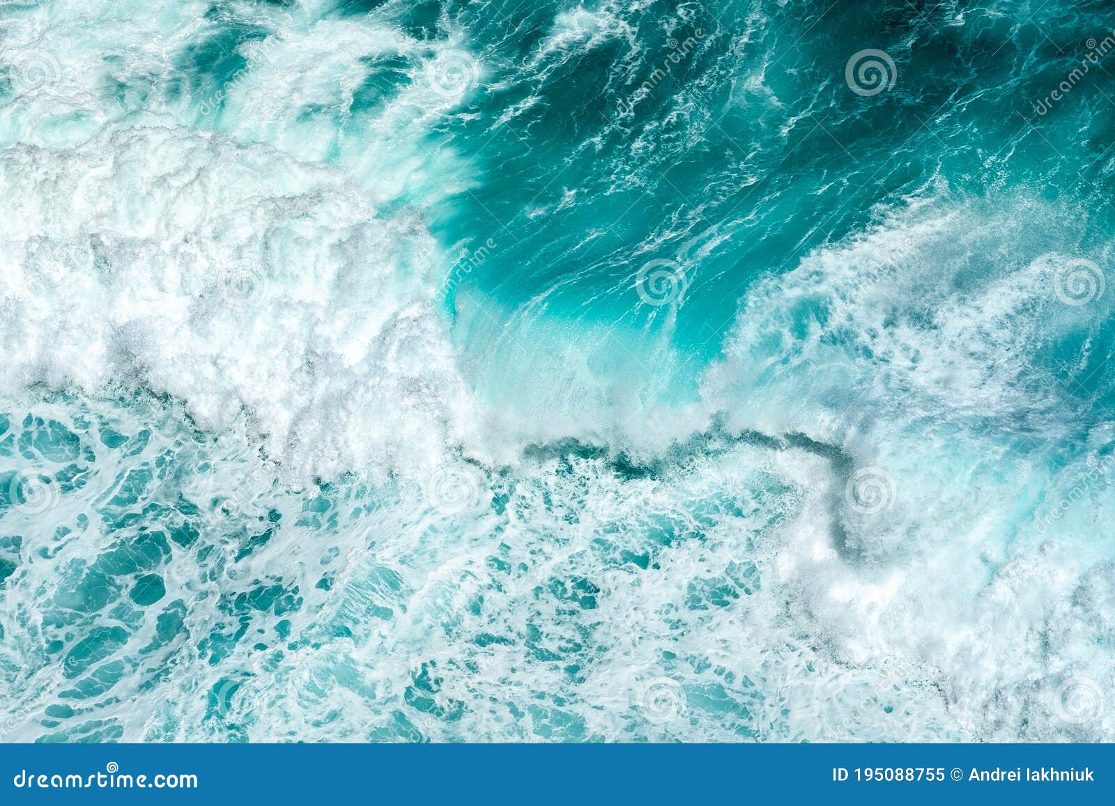 Surf Waves on a Raging Ocean Stock Image - Image of summer, ocean ...