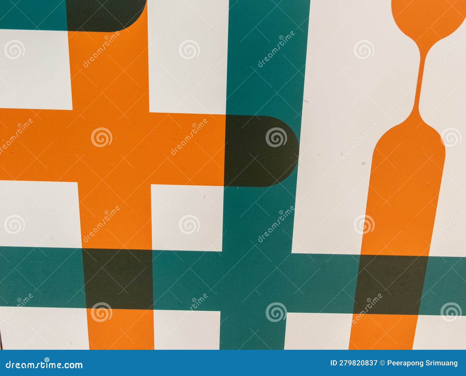 The Surface is Adorned with Mesmerizing Patterns of Orange-green Lines ...