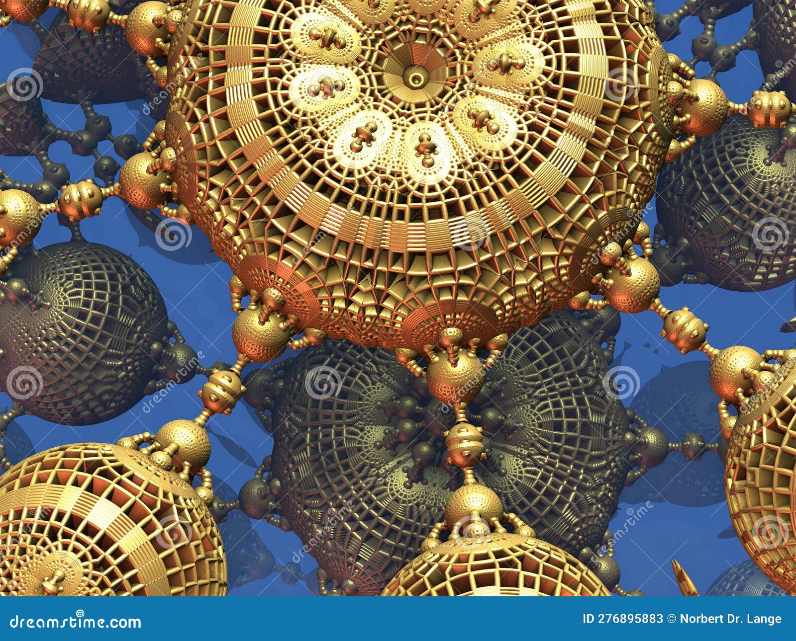 The Surface of an Alien Planet 3d Rendering Stock Illustration ...