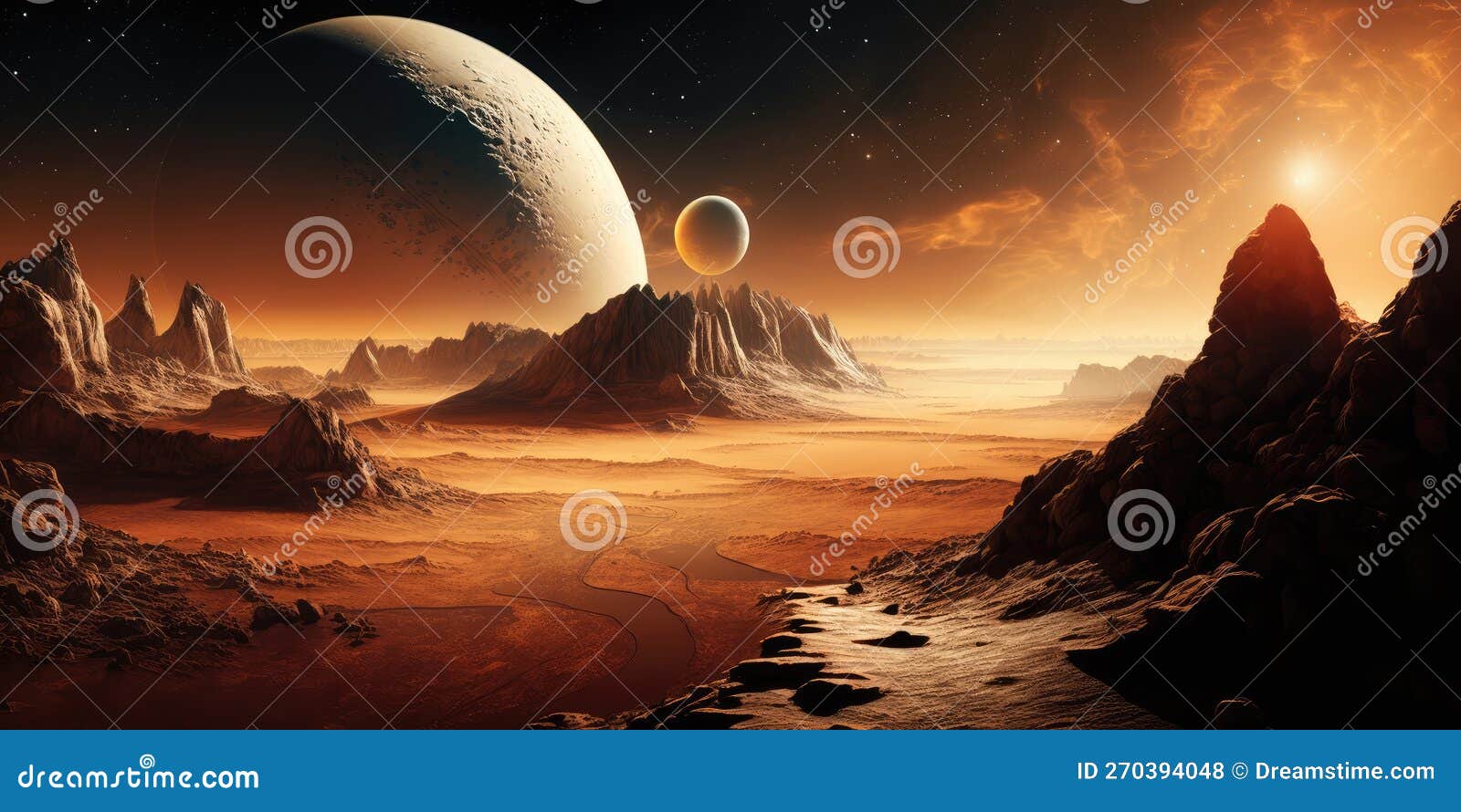 TRAPPIST-1D Horizon And Atmosphere Close Up - Alien Livable Habitable ...