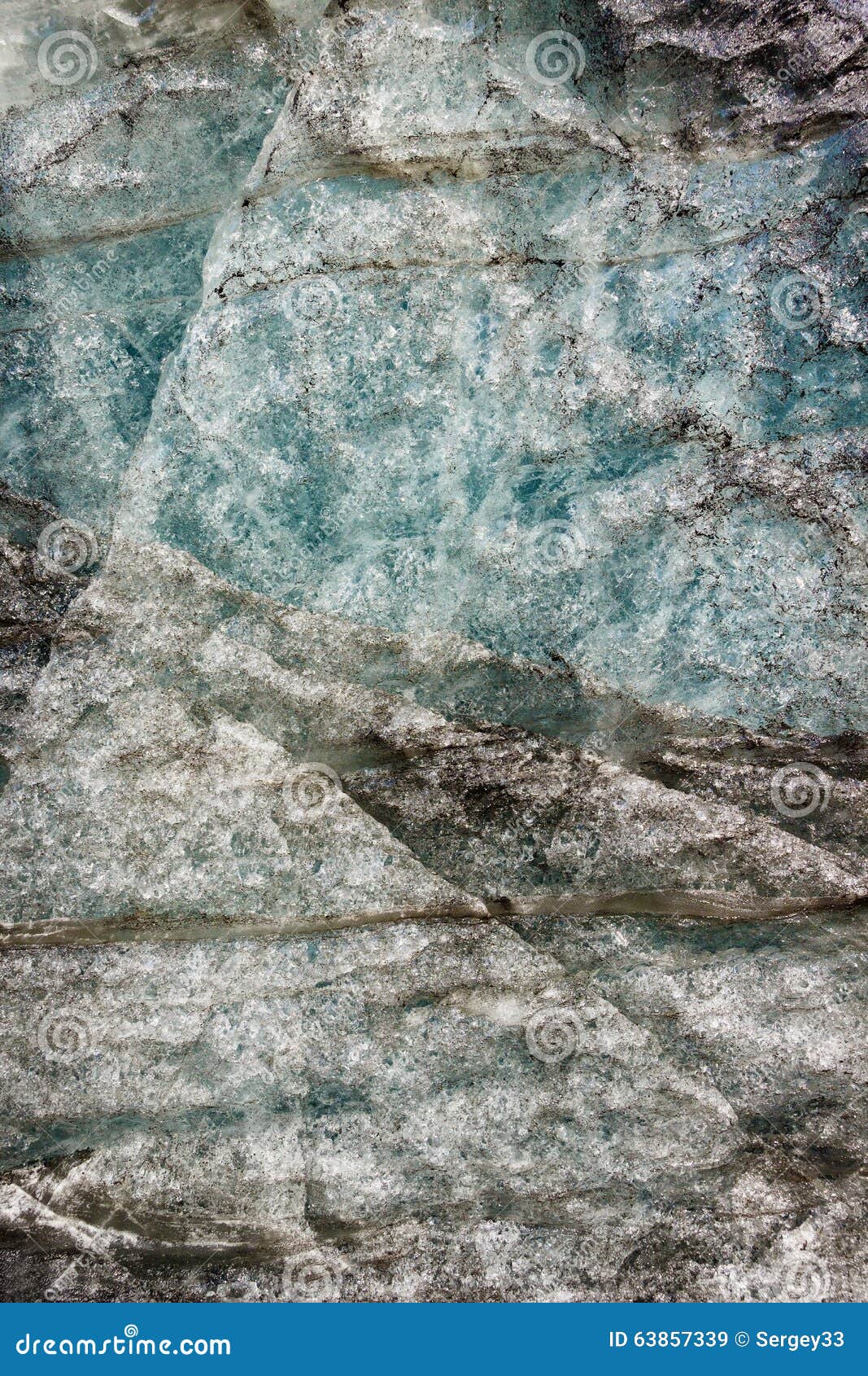 Surface of ancient ice stock image. Image of glacier - 63857339