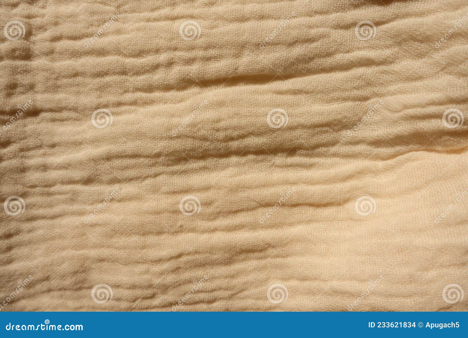 Surface of Beige Muslin Cotton Fabric Stock Photo - Image of material ...