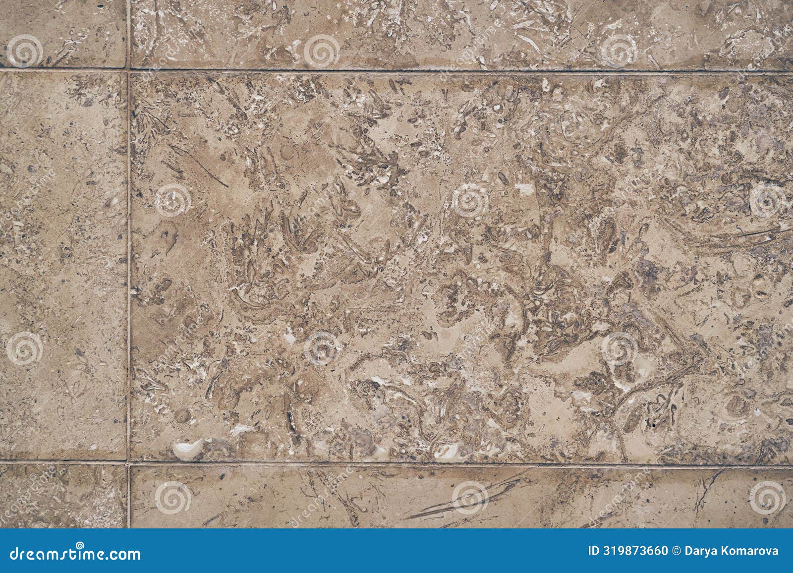 The Surface of Beige Stone Tiles with an Original Natural Pattern ...