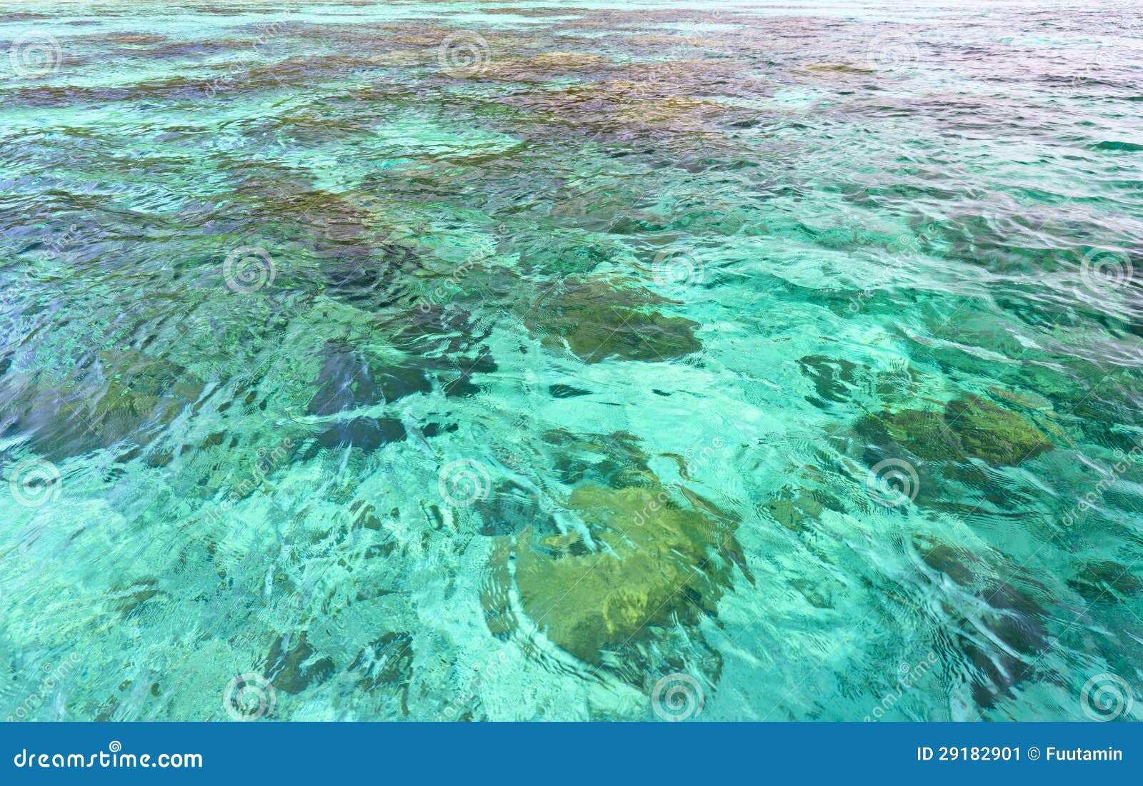 Surface bleu vert de mer image stock. Image du couleur - 29182901