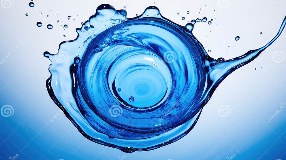 Surface blue paint circle stock illustration. Illustration of ...