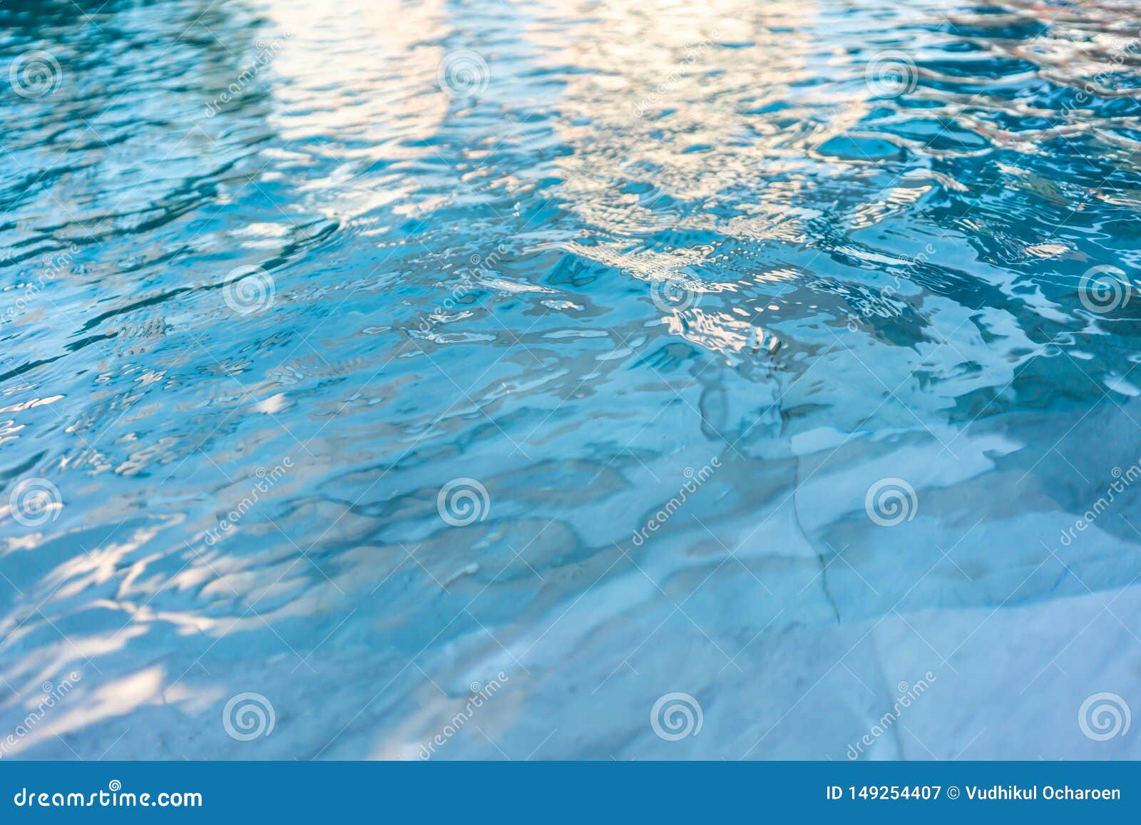 Surface of Blue Swimming Pool,background of Water in Pool Stock Image ...