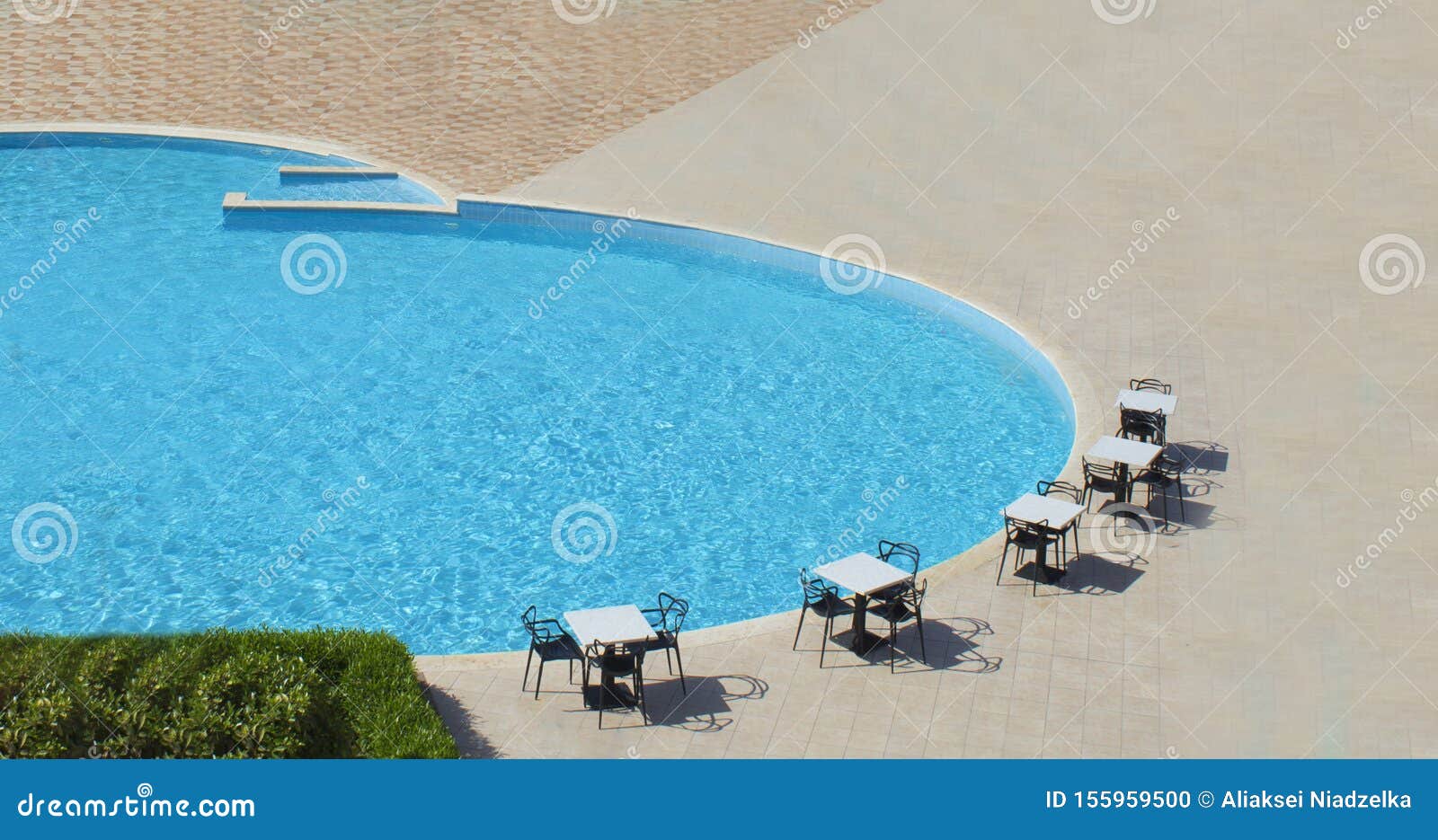 The Surface of the Blue Pool, the Background of Water in the Pool, Rest ...