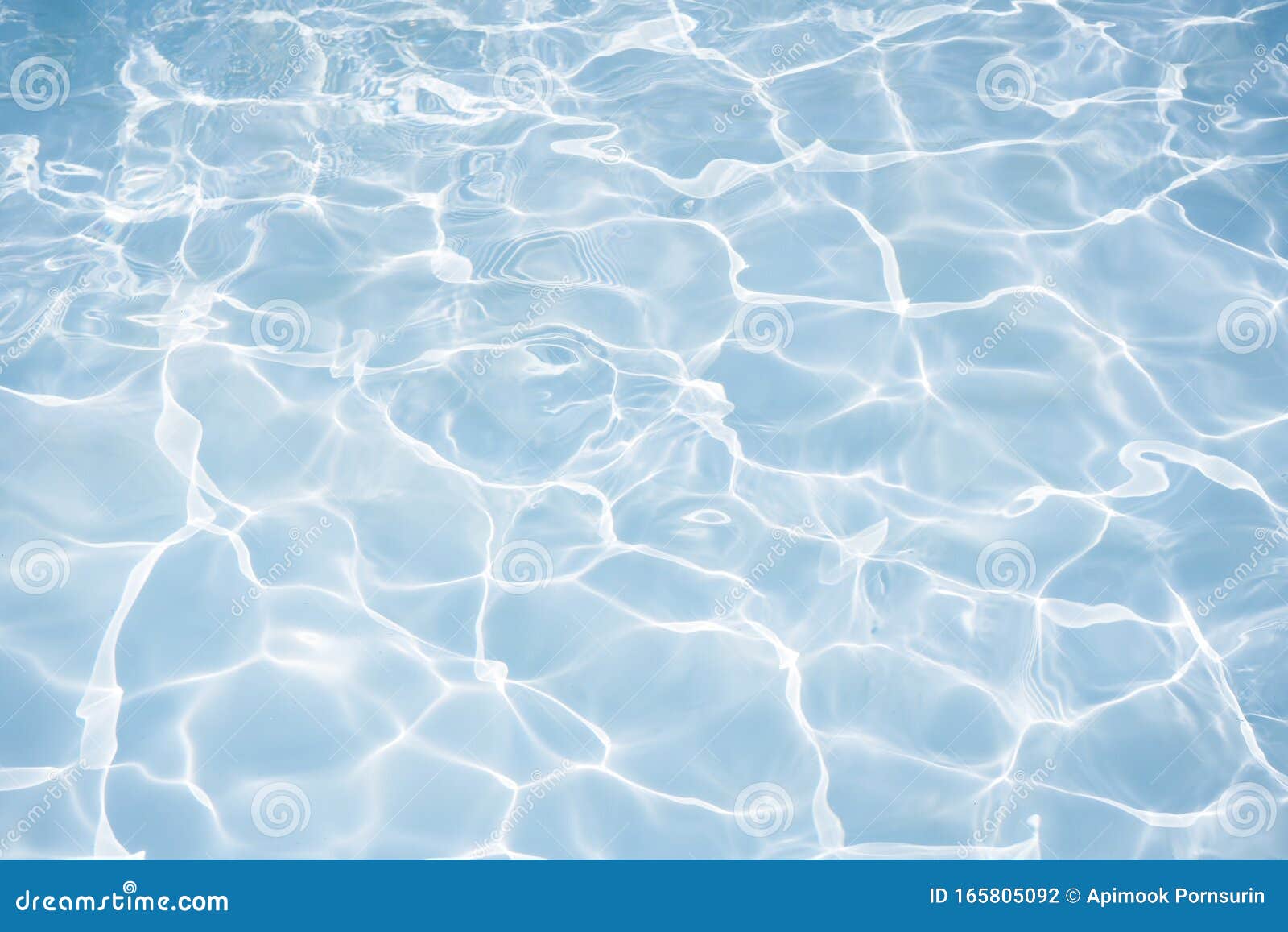 Surface of Blue Swimming Pool Texture, Background of Water in Swimming ...