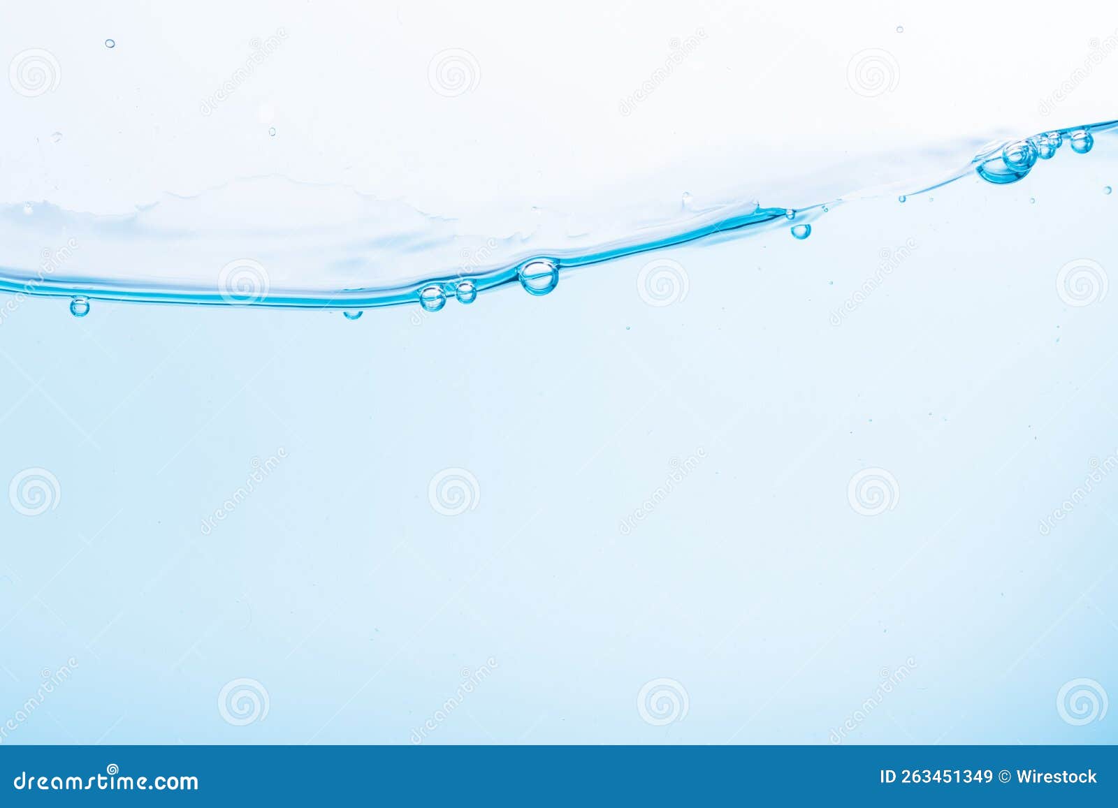 Surface of the Blue Water Waves Splash on a White Background Stock ...