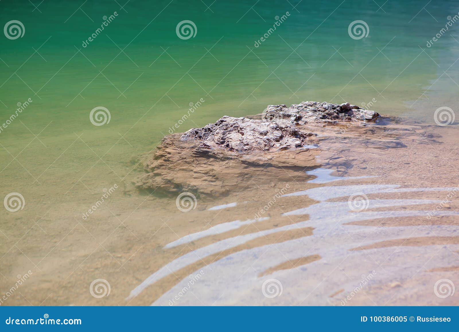 Surface and Bottom of Water Stock Image - Image of transparent, natural ...