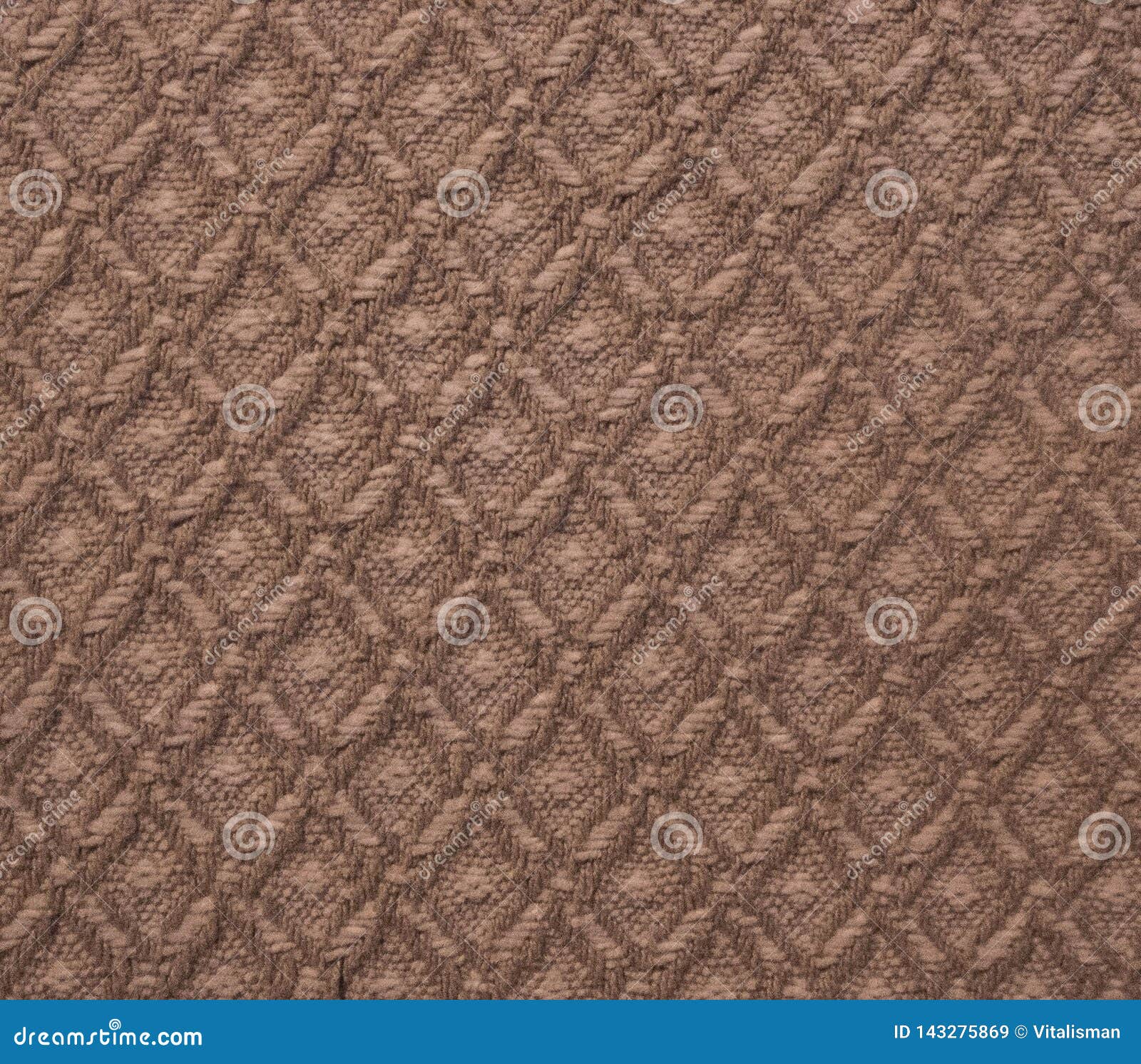Surface of Brown Figured Textile Bedspread Texture Stock Image - Image ...