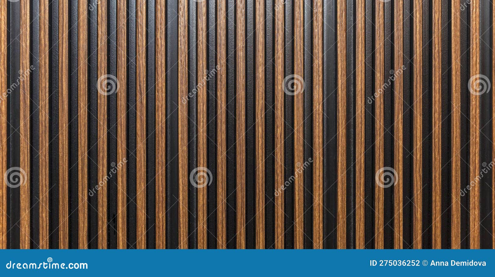 The Surface of a Brown Wooden Slatted Panel. Decor and Interior Design ...