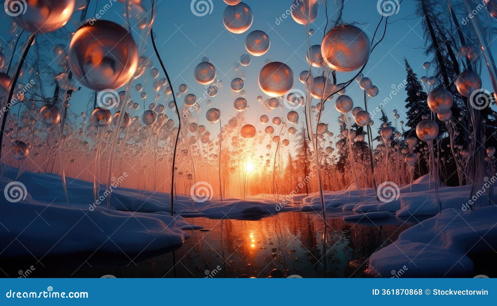 Surface Bubbles Under Water Stock Illustration - Illustration of ...
