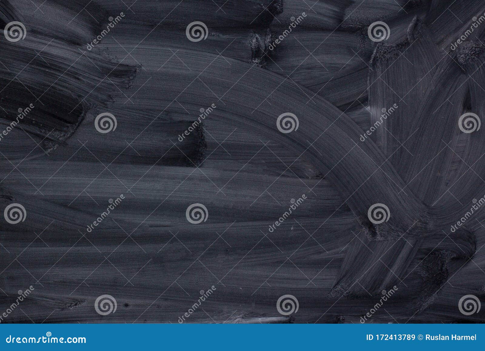 Surface of the Chalk Board is Black with the Texture of Streaks of ...