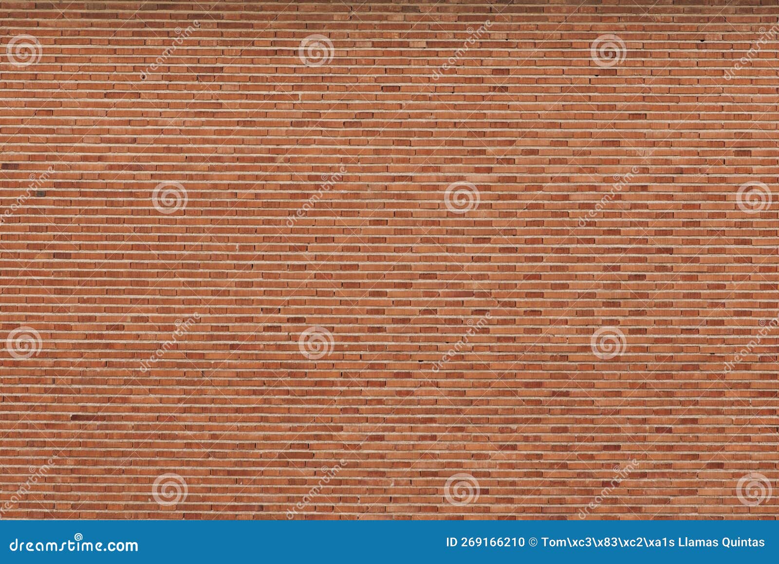 A Surface of Clay-colored Bricks Laid Horizontally on the Facade of a ...