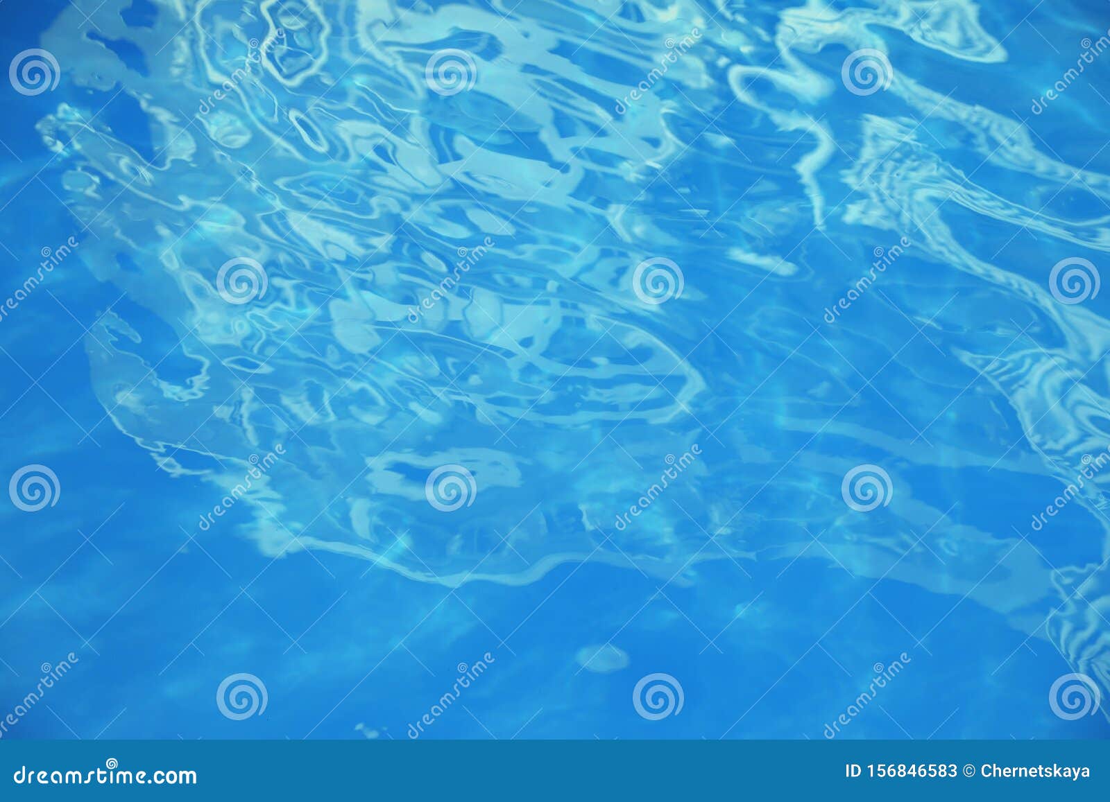 Surface of Clean Blue Water in Swimming Pool Stock Image - Image of ...
