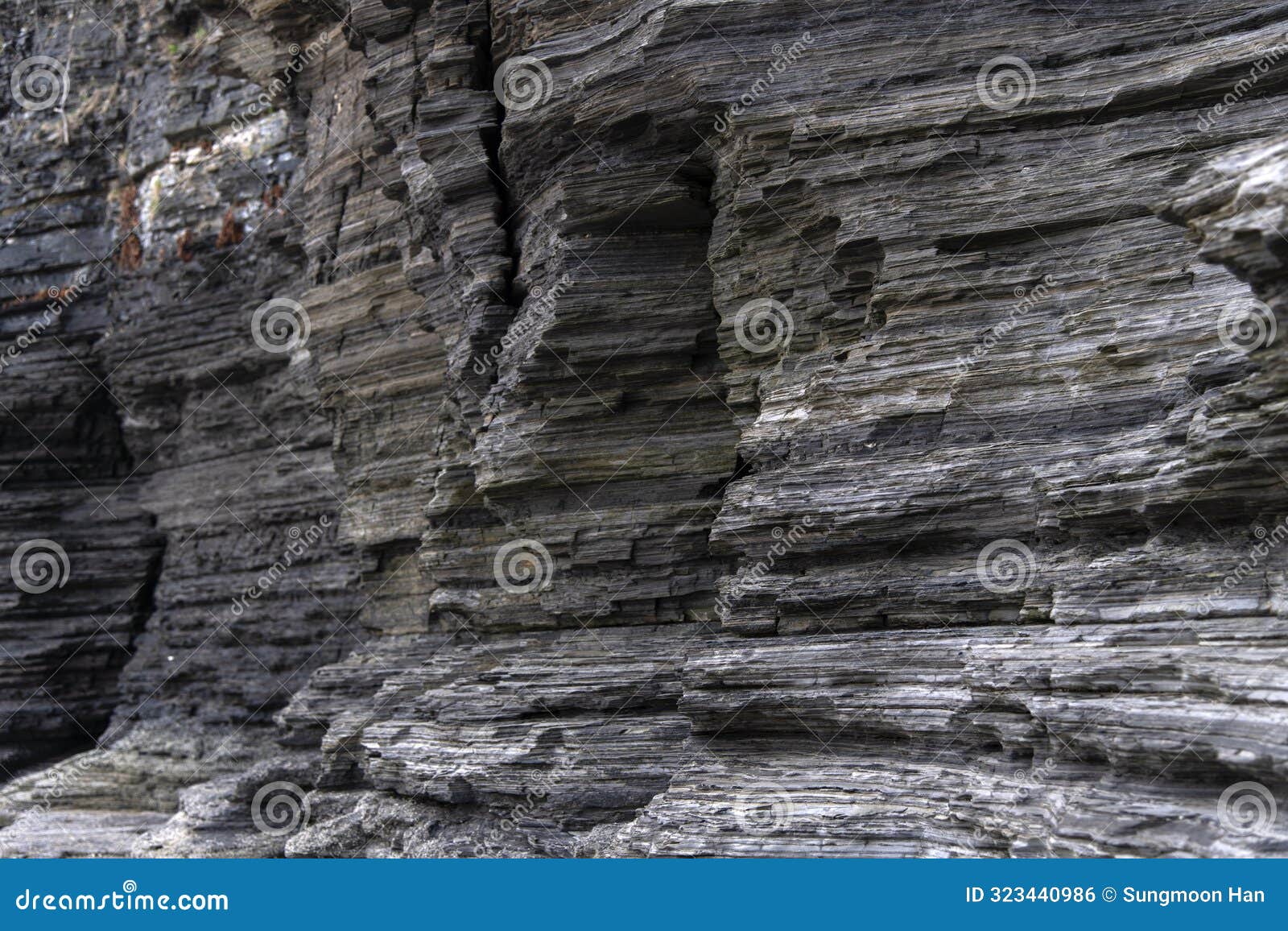 Surface of the Cliff at the Seaside Stock Photo - Image of tourism ...