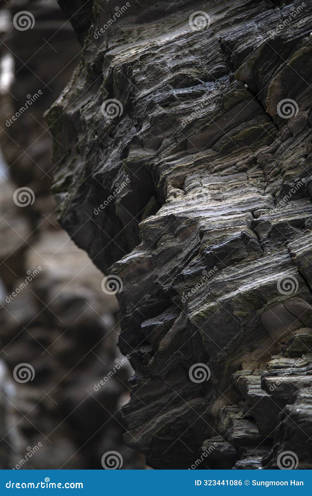 Surface of the Cliff at the Seaside Stock Photo - Image of pattern ...
