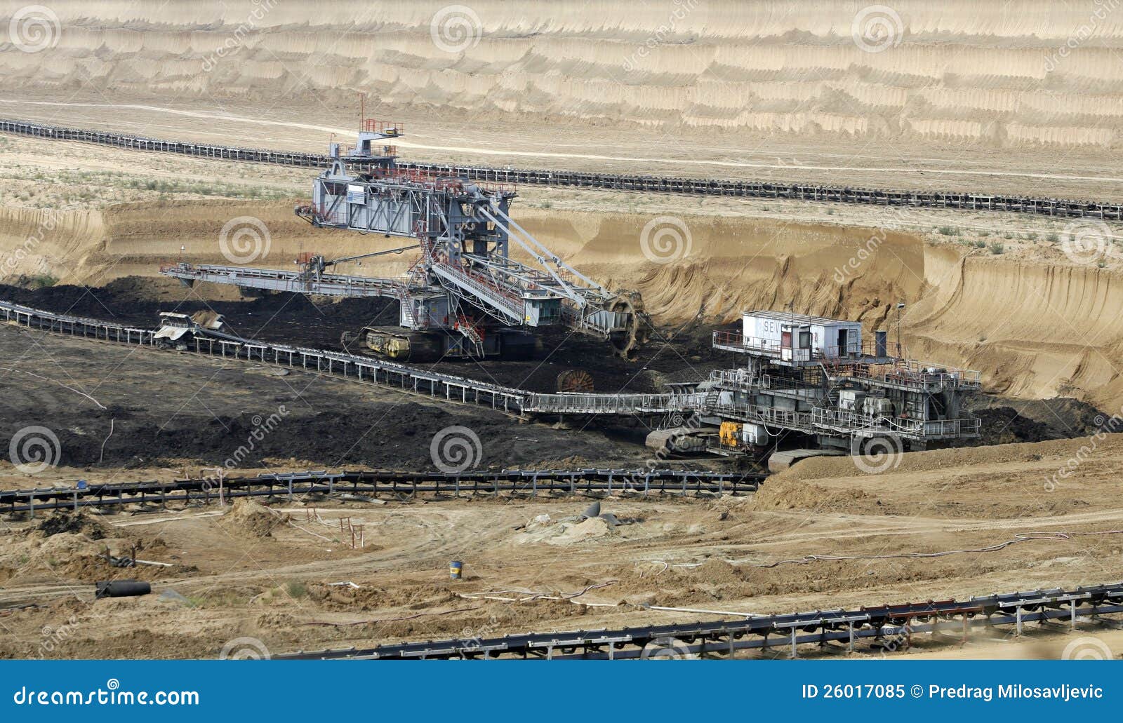 Surface coal mine stock image. Image of industry, heavy - 26017085