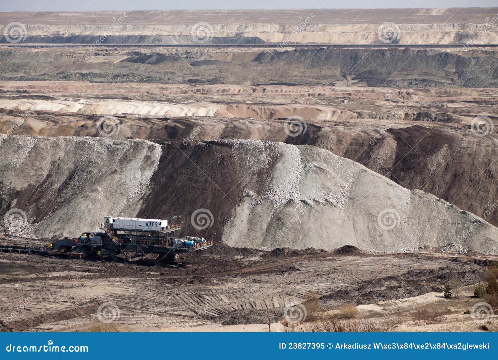 Surface Coal Mining-excavation Stock Image - Image of belchatow ...