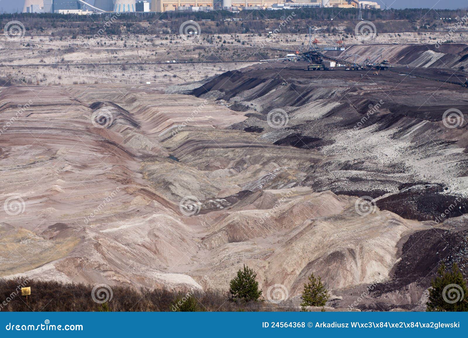 Surface Coal Mining-excavation Stock Photo - Image of global, pile ...