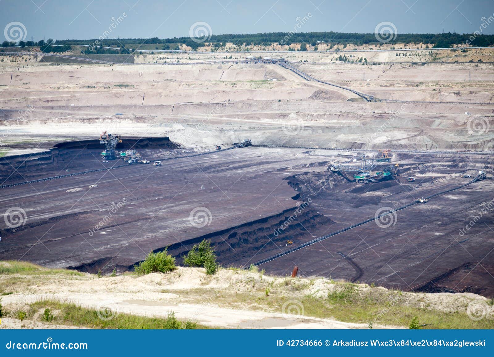 Surface coal mining stock photo. Image of global, excavation - 42734666