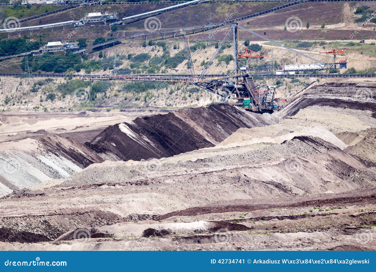 Surface coal mining stock image. Image of dioxide, global - 42734741