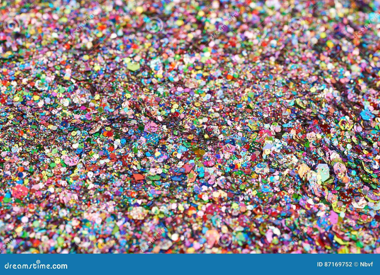 Surface Coated with Colorful Sequins Stock Photo - Image of elegant ...