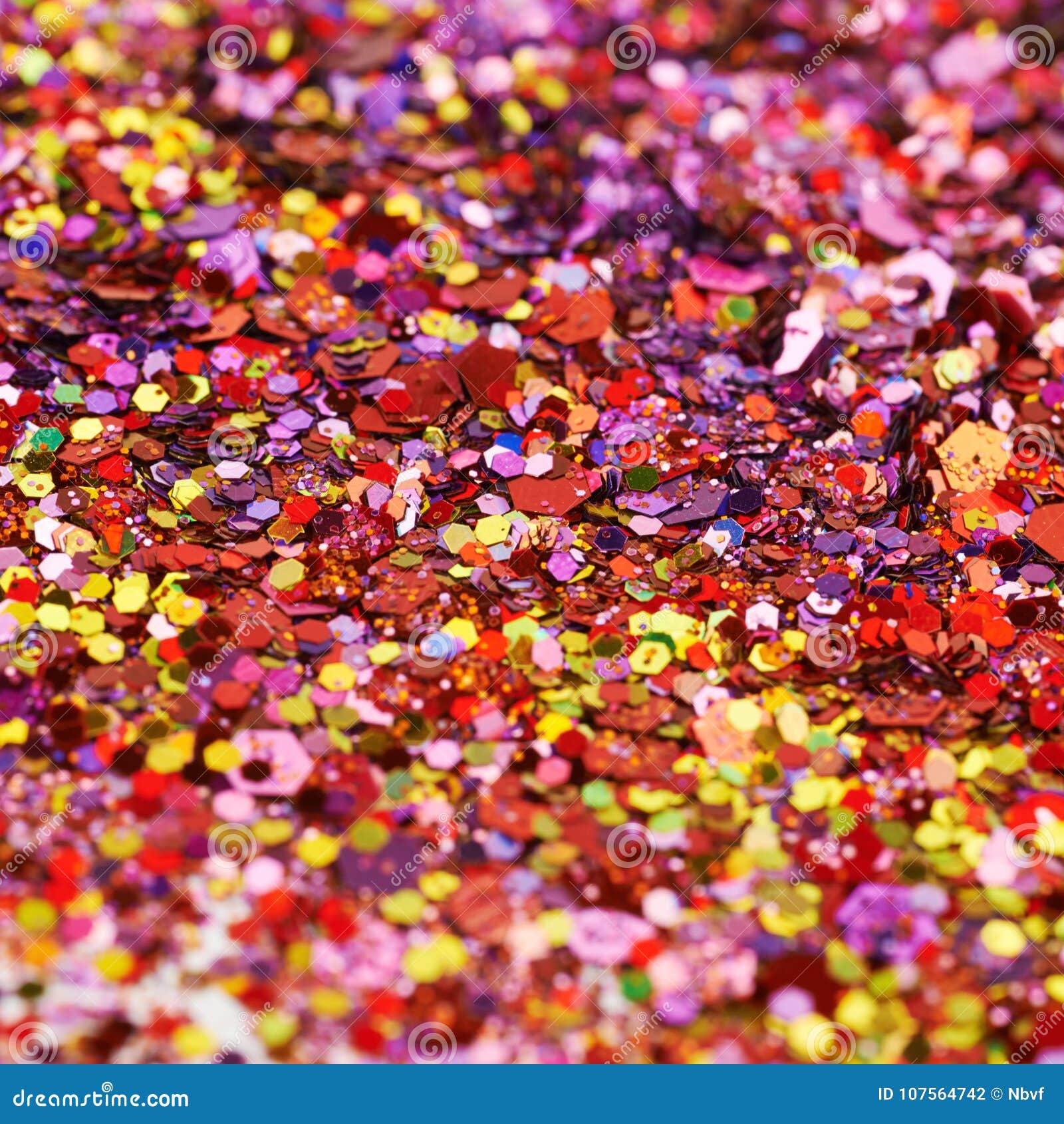 Surface Coated with Colorful Sequins Stock Photo - Image of backdrop ...