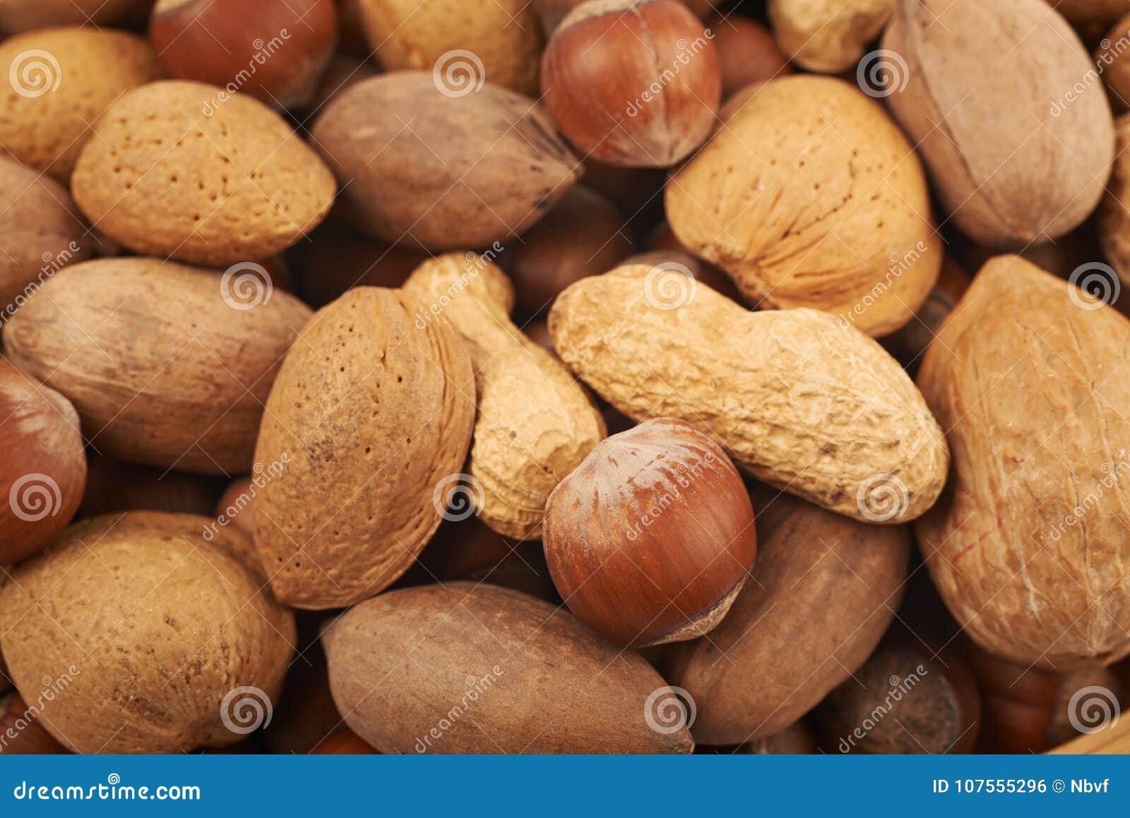Surface Coated with Different Nuts Stock Photo - Image of kernel ...